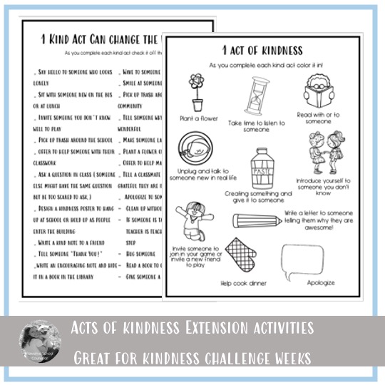 Kindness Challenges – Pawsitive School Counselor