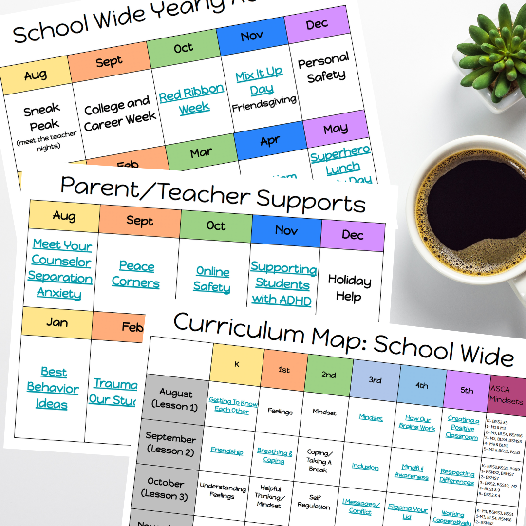 2022-2023 Curriculum Map Example – Pawsitive School Counselor
