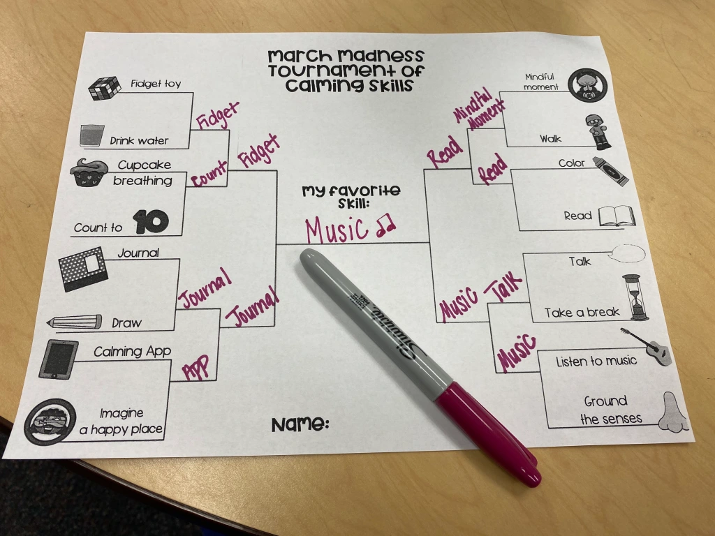 March Madness For Counselors: Career and Coping Skills – Pawsitive ...