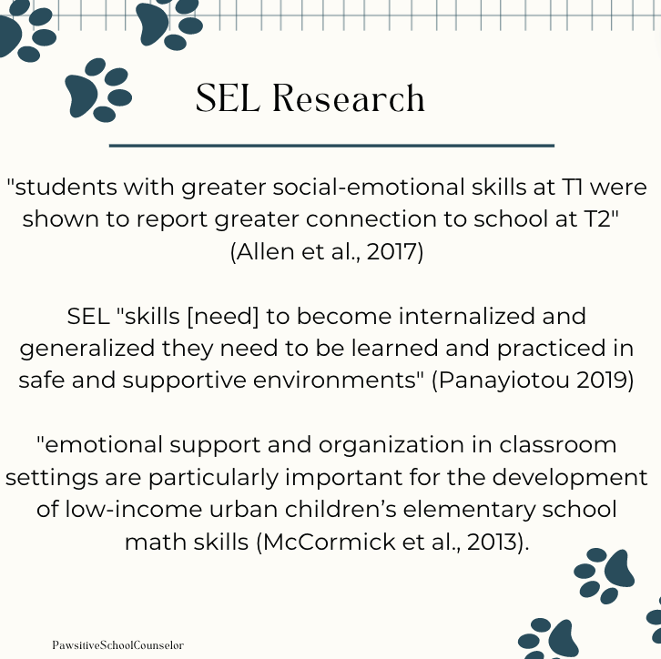 PAWS lessons – Pawsitive School Counselor