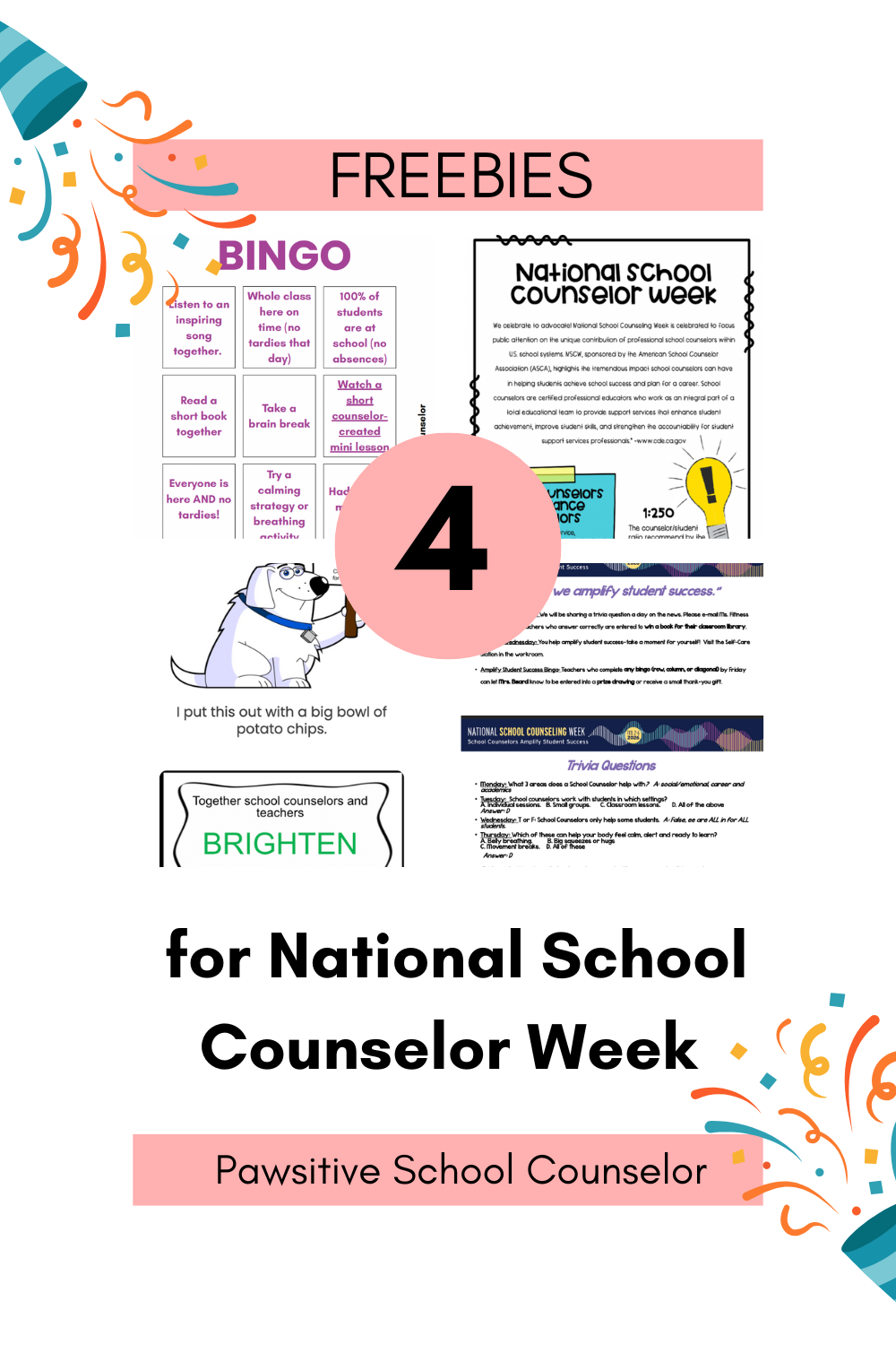 Let’s Celebrate National School Counselor Week – Pawsitive School Counselor